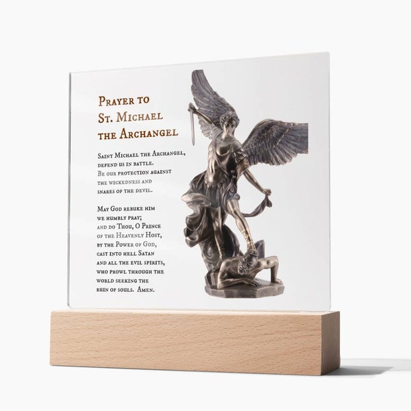 St Michael the Archangel Sign - Etsy