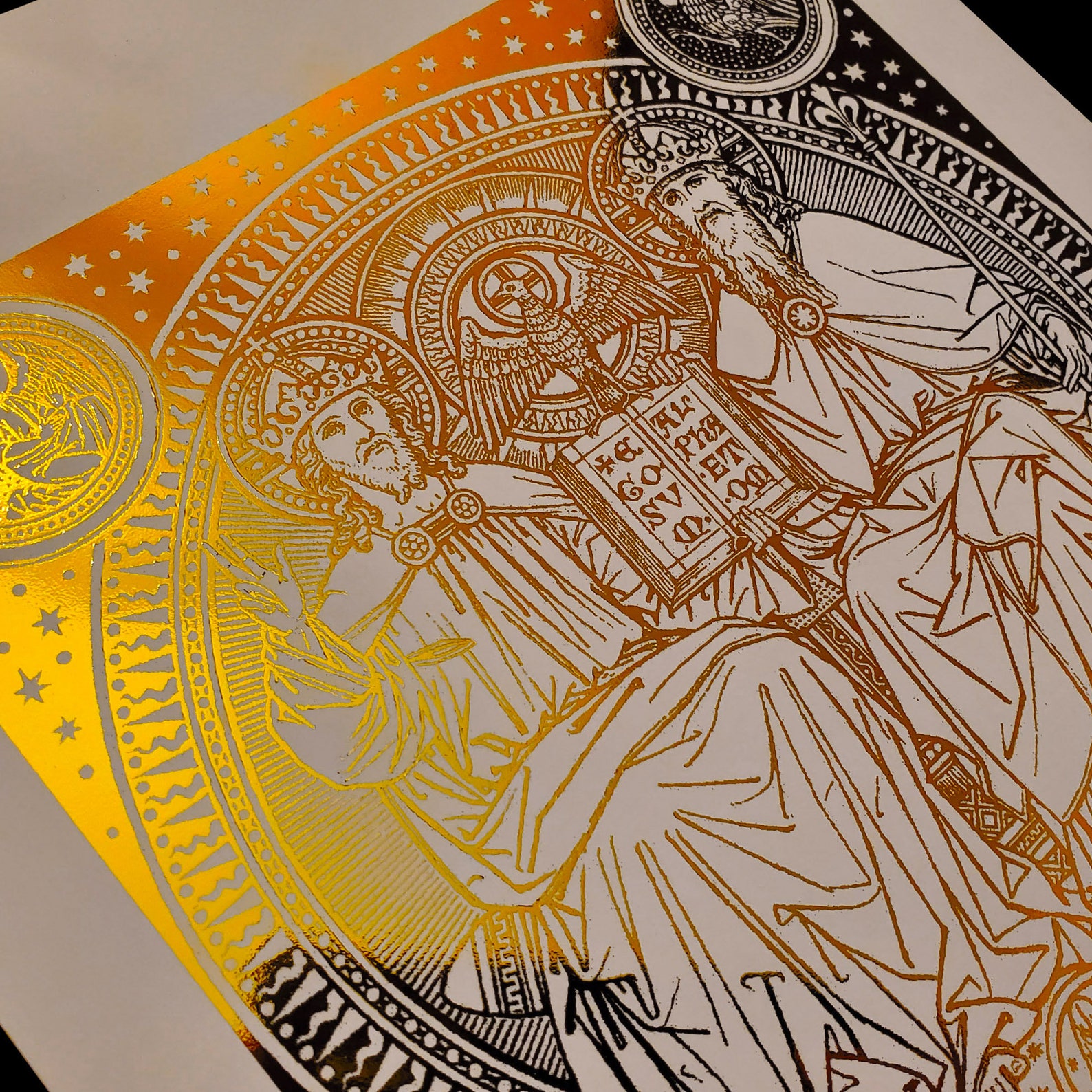 Holy Trinity 8x10 in Home Decor Wall Art Prints Father Son - Etsy