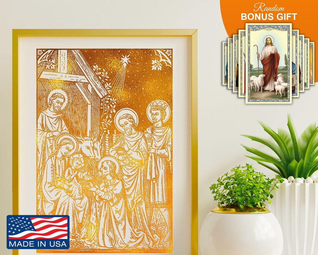 Holy Family Nativity 8x10 in Prints Jesus Mary Saint Joseph Home Decor ...