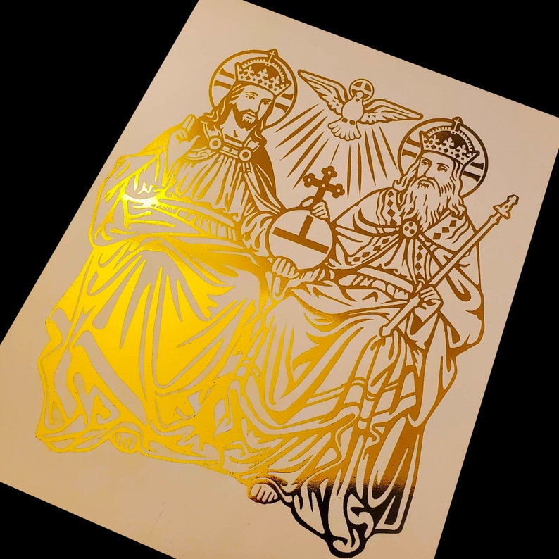 Holy Trinity 8x10 in Home Decor Wall Art Prints Father Son - Etsy