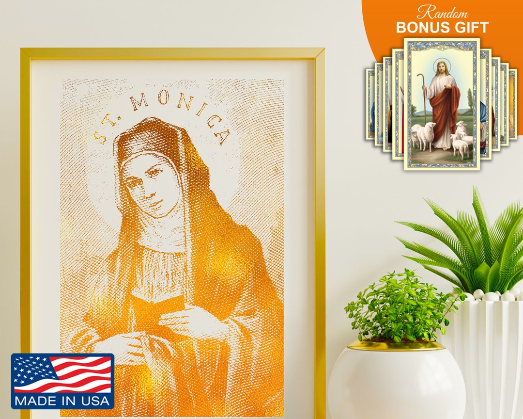 Saint Monica Patron Saint of Alcoholics Conversion Mothers Wives ...