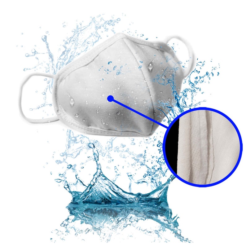 Nano Copper Nano Silver Filter 4-layer Water Resistant White | Etsy