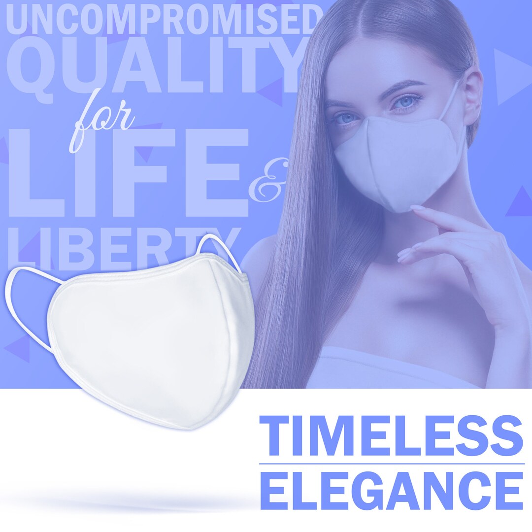 Nano Copper Nano Silver Filter 4-layer Water Resistant White Fabric ...