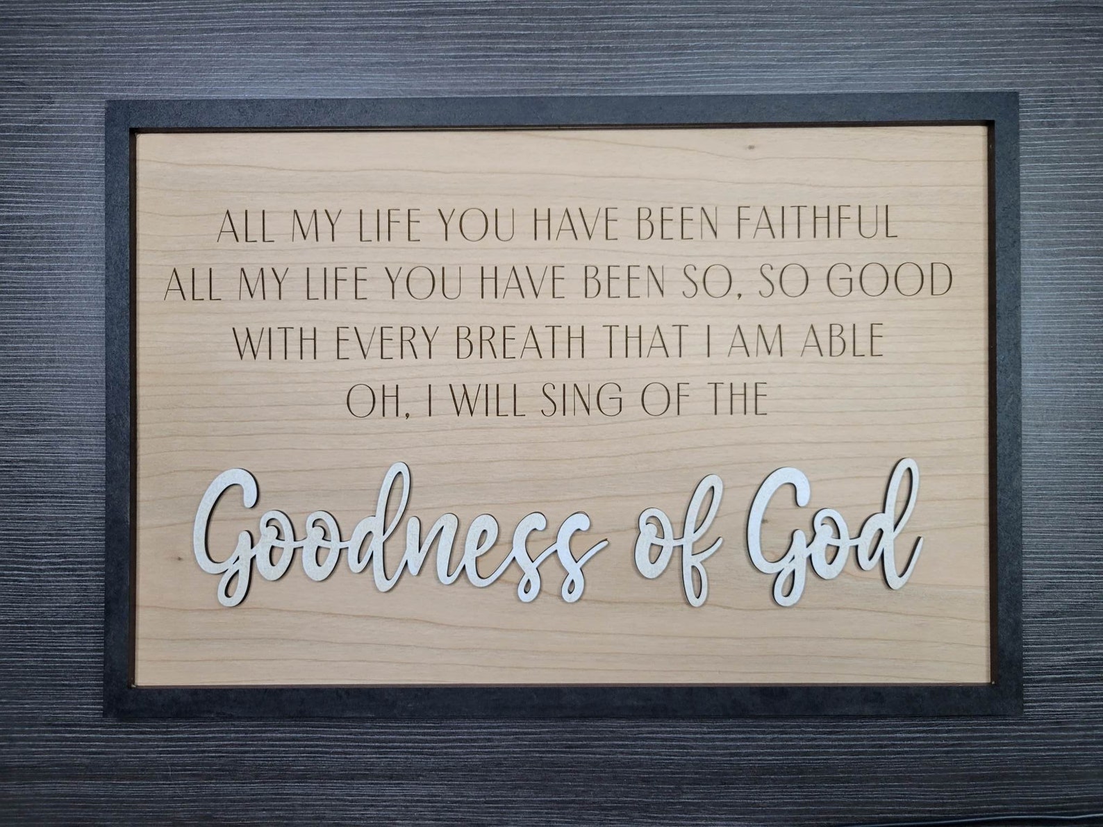 Goodness of God Laser SVG Glowforge Digital File Philippians 4 13 - Etsy