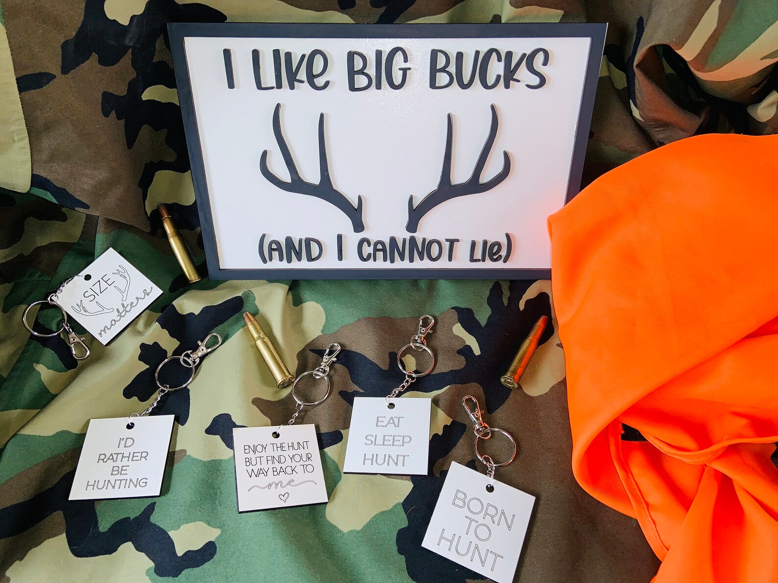 Big Bucks Deer Hunting SVG File Plus Set of Keychains - Etsy