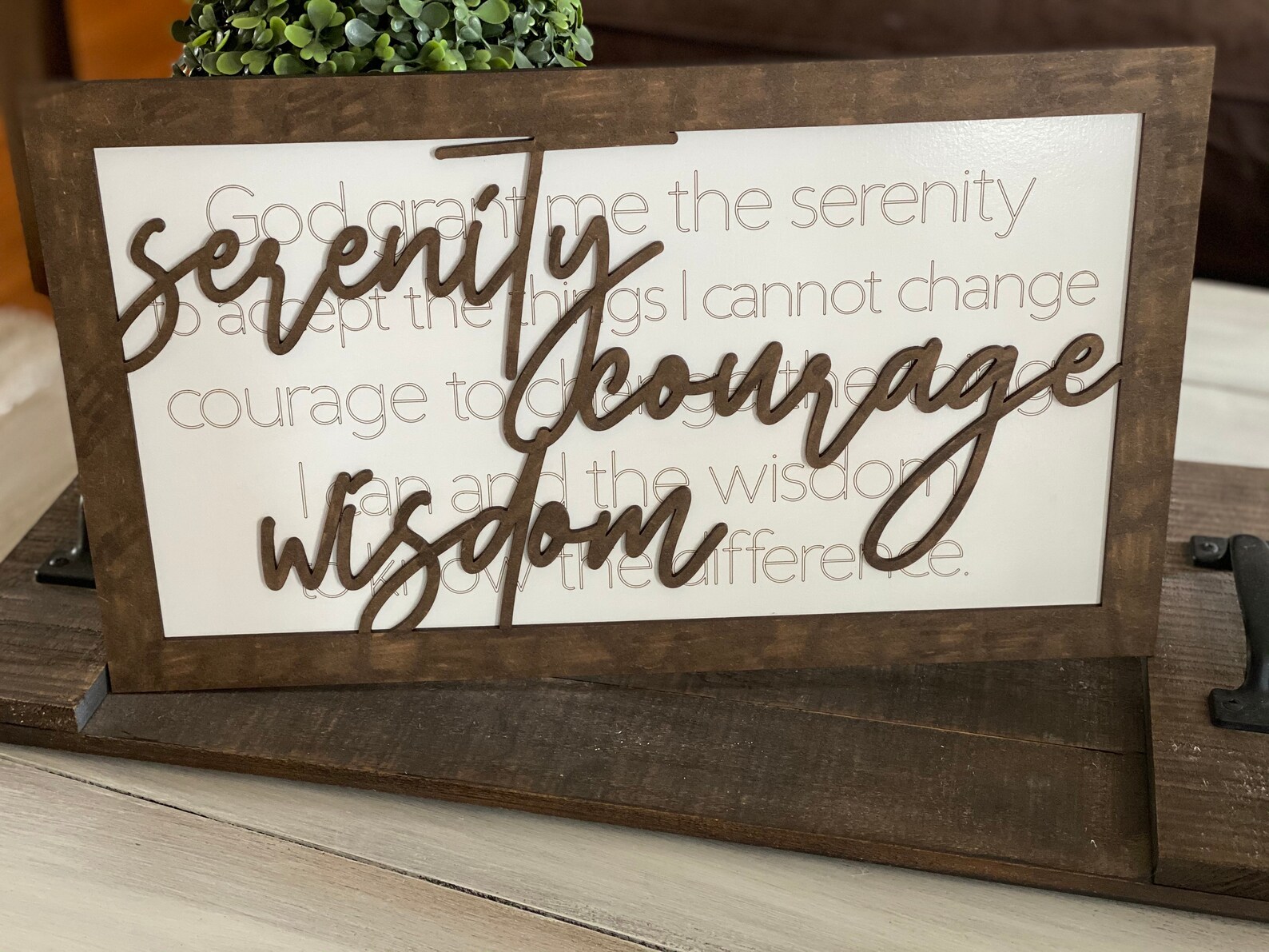Serenity Prayer SVG Laser Ready Glowforge God Grant Me the Serenity AA ...