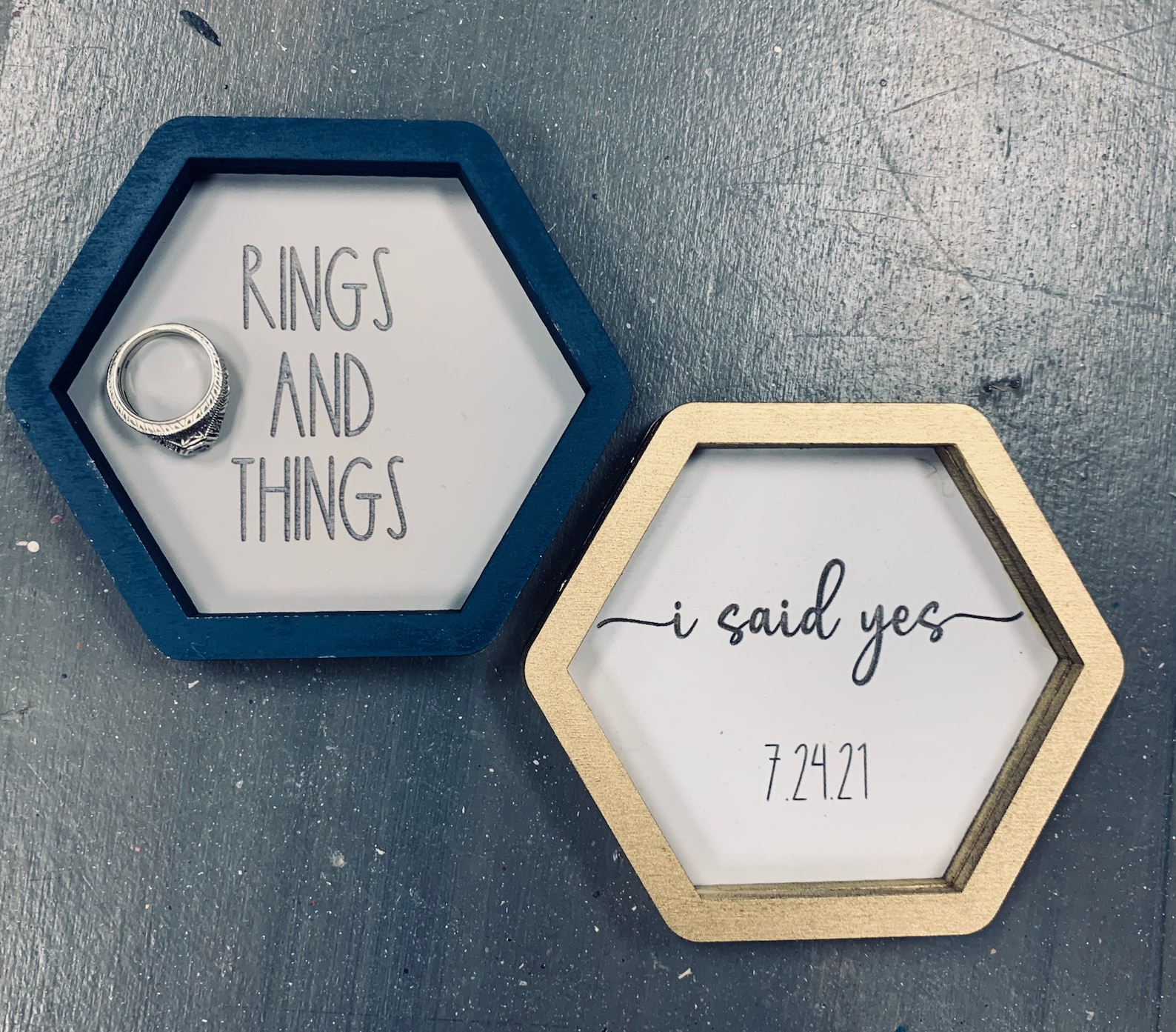 Trinket Dish Mini Sign SVG Digital File GLOWFORGE Ready Laser - Etsy