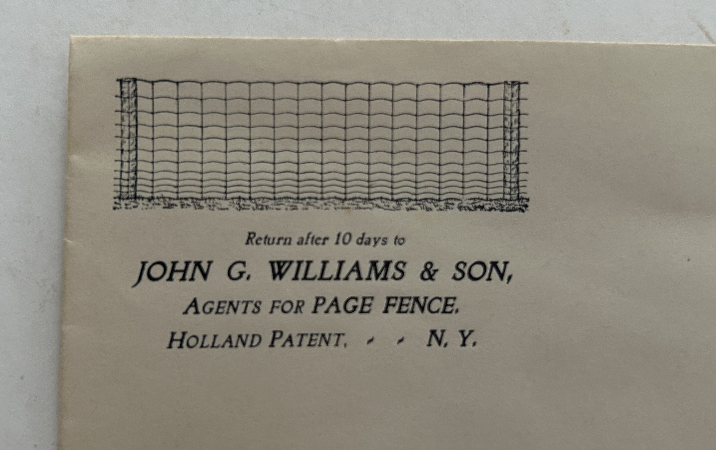 Vintage Unused Business Envelopes Advertising Page Fence - Etsy