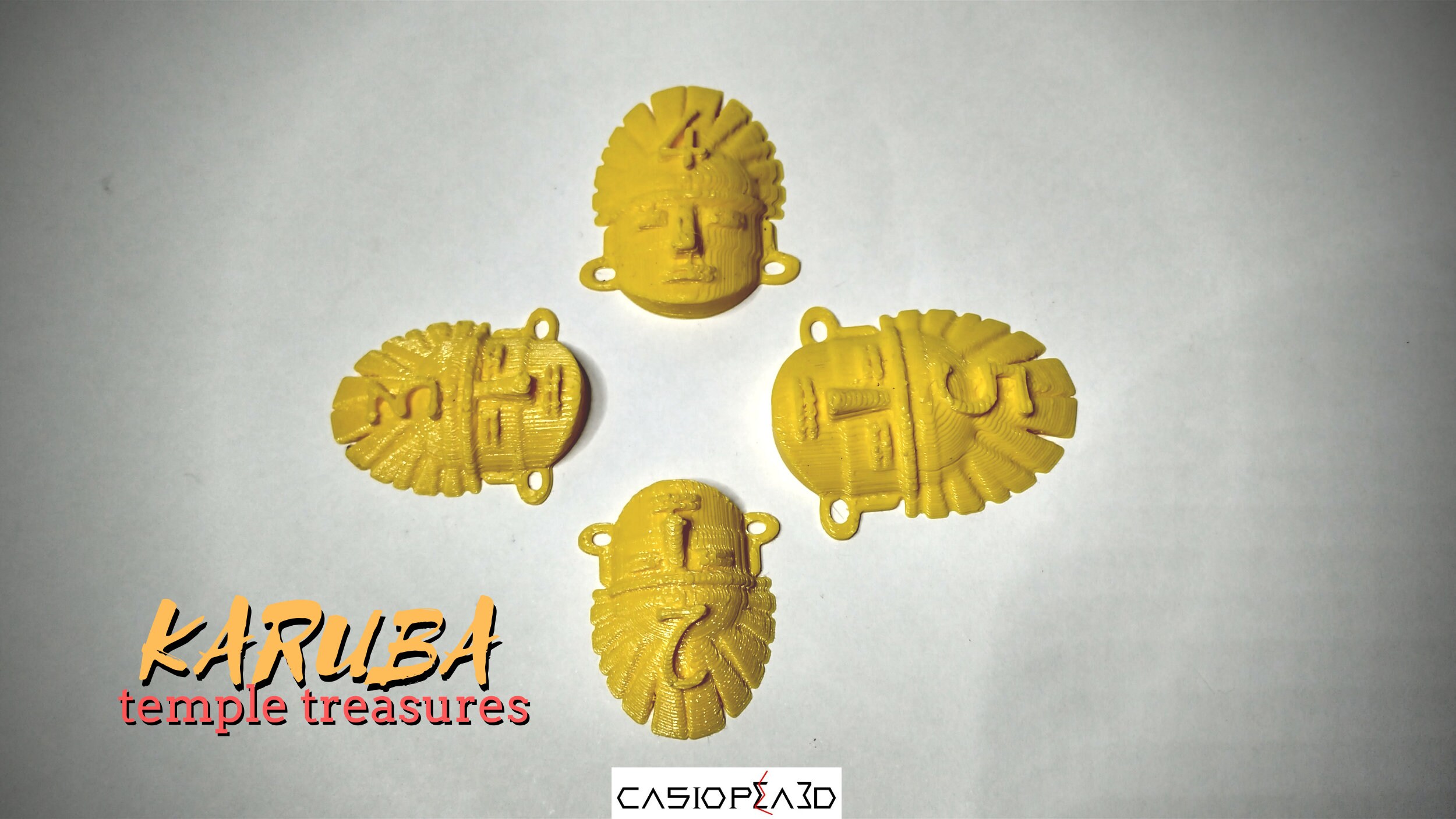 KARUBA Temple Treasures 16x Tokens for Board Game | Etsy