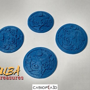 KARUBA Temple Treasures, (16x) Tokens for Board Game (unofficial ...
