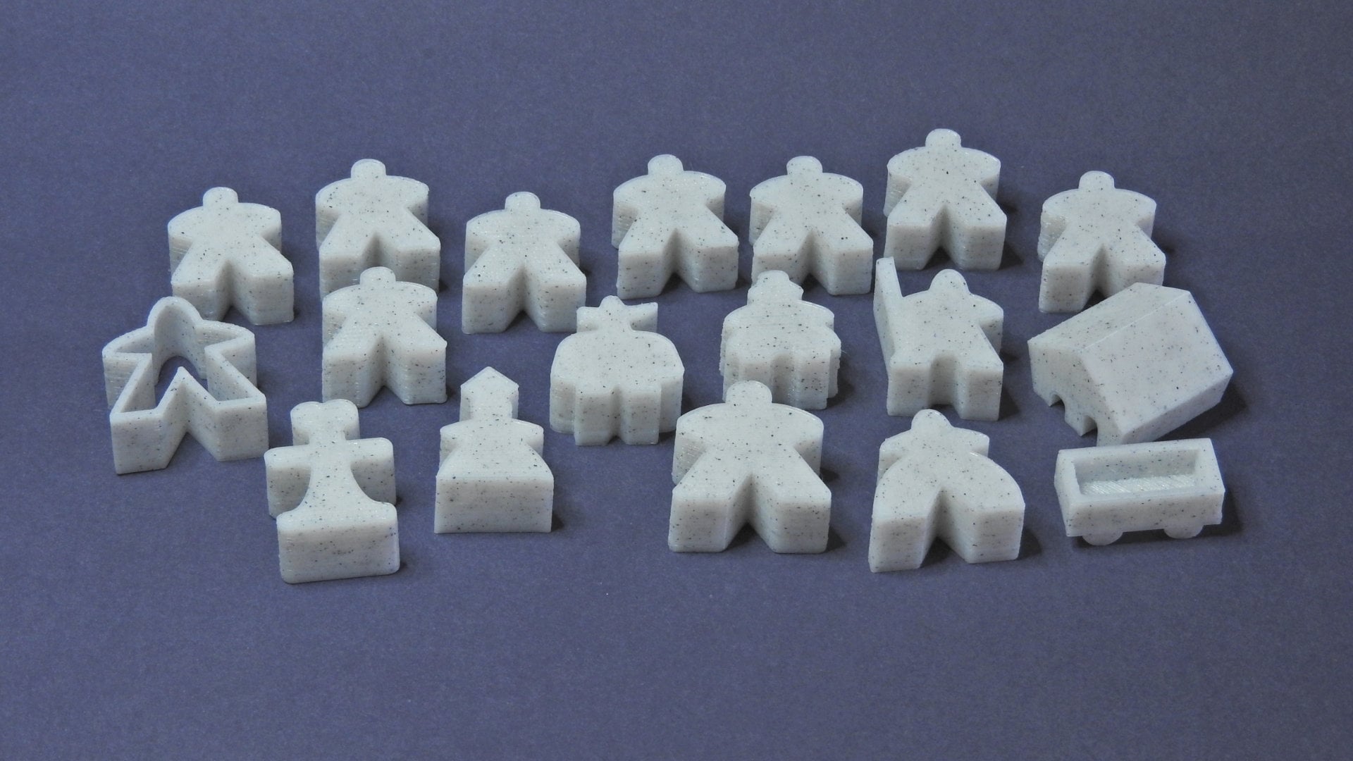 CARCASSONNE and Expansions - Meeples and Tokens for Board Game ...
