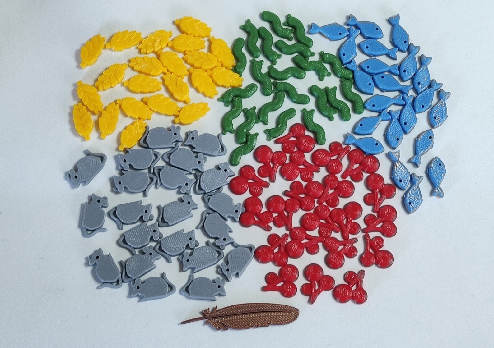 WINGSPAN (unofficial) Birds, Food - Board Game Meeples and Action ...