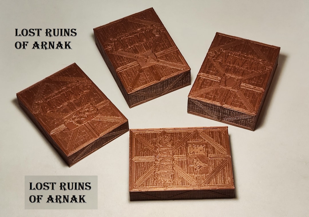 New! LOST RUINS of ARNAK - 4 Card Insert Boxes - Casiopea3d - 3D ...