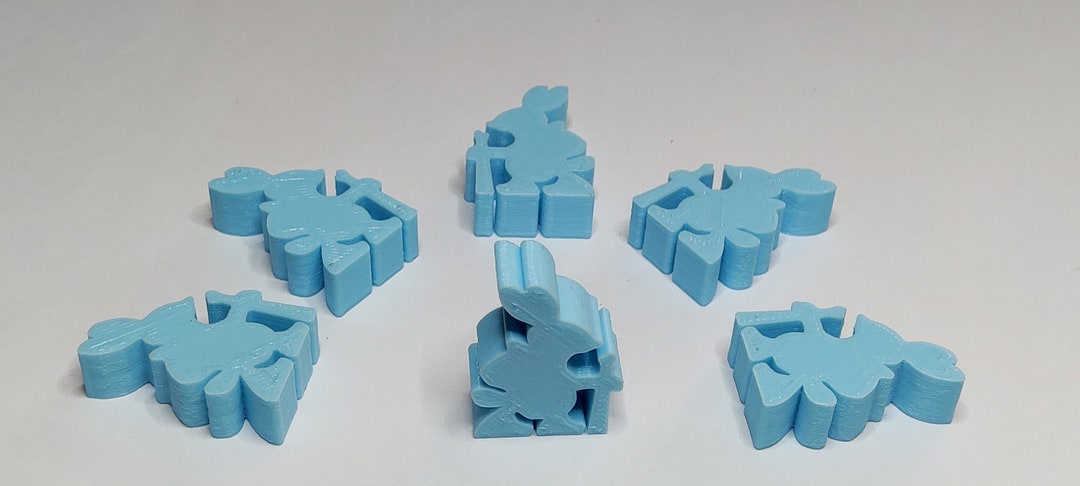 Meeples Animal Figures or Tokens Critters for Board Games - CASIOPEA3D ...