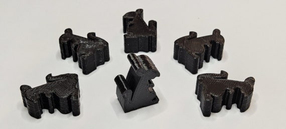 Meeples Animal Figures or Tokens Critters for Board Games - Etsy