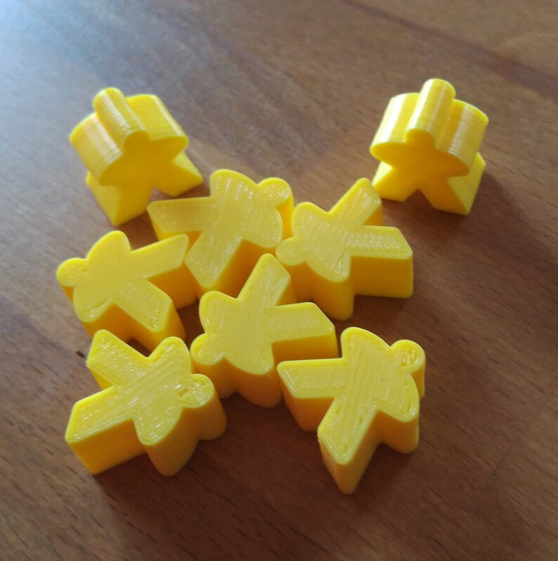 CARCASSONNE and Expansions Meeples and Tokens for Board Game | Etsy