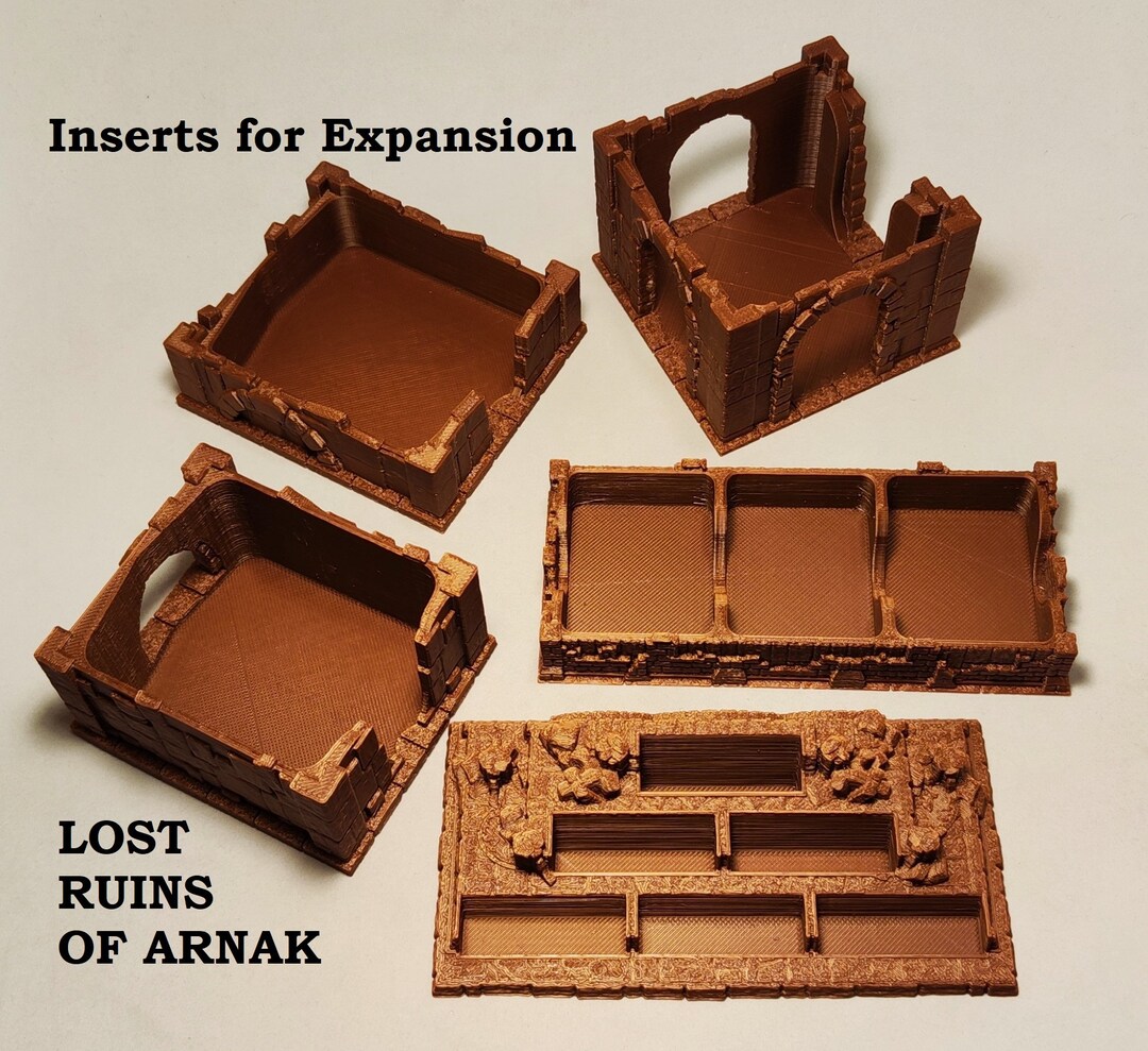 New! EXPANSION - Lost Ruins of ARNAK - 5 Expansion Inserts - Card ...