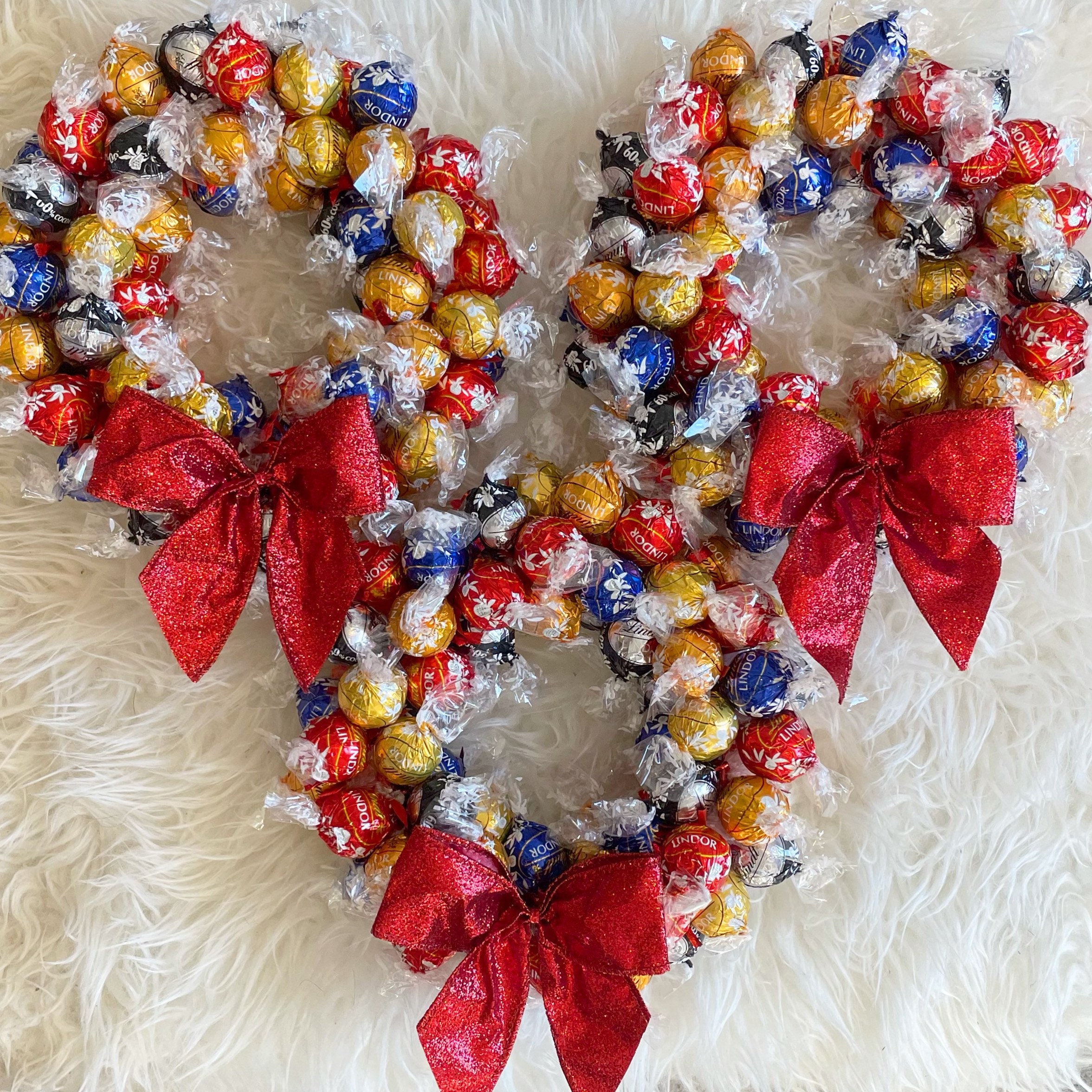 Lindt Lindor Chocolate Candy Wreath Elf - Etsy