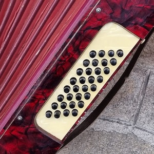 Rare Germany Accordion Fcholer Luxus - Vintage Accordion Made in ...