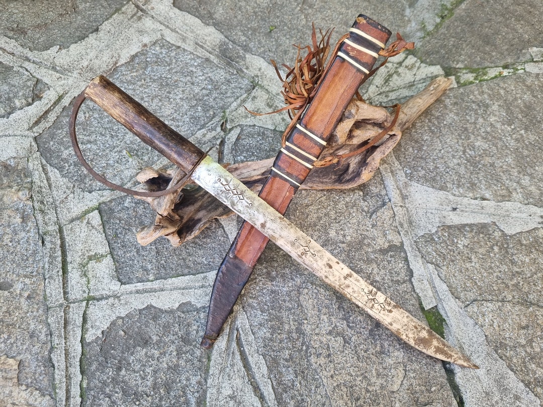 Antique African Knife - Old Ritual Dagger - Handmade Dagger - Unique ...