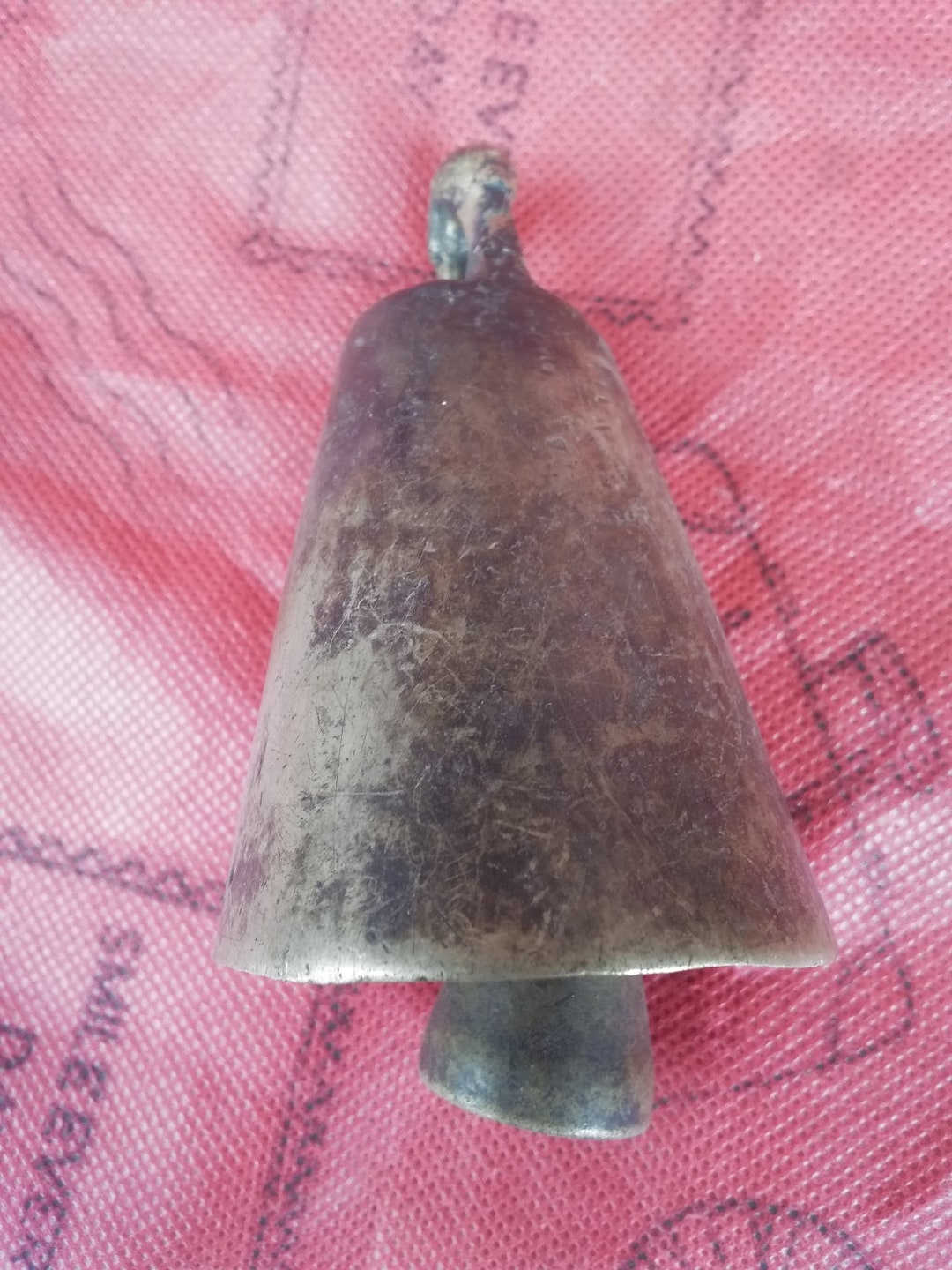 Antique Bronze Bell From the 19 Th Century Vintage Bronze Bell Very Old ...