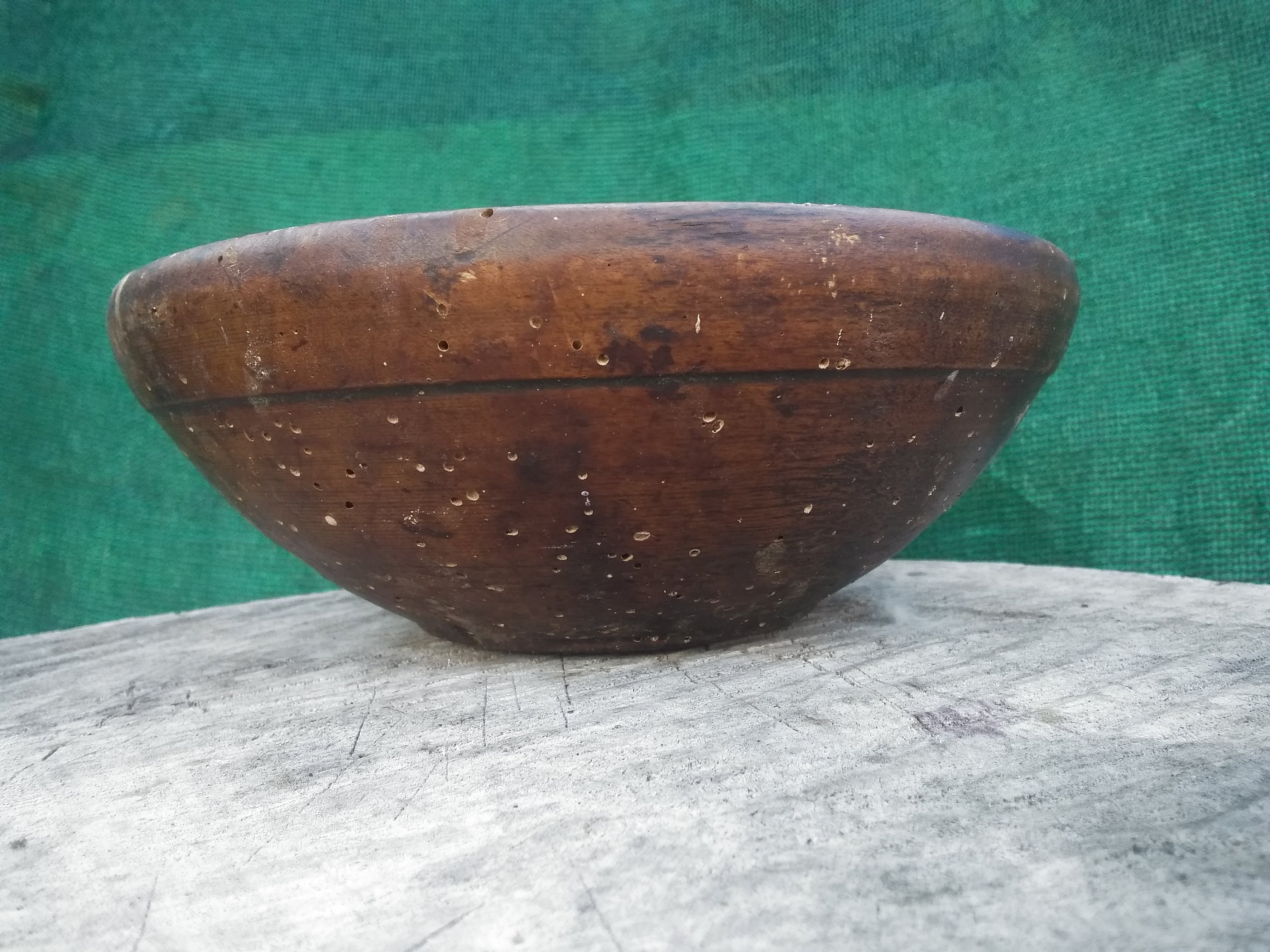 Old wooden rustic bowl Antique wooden bowl Handmade | Etsy