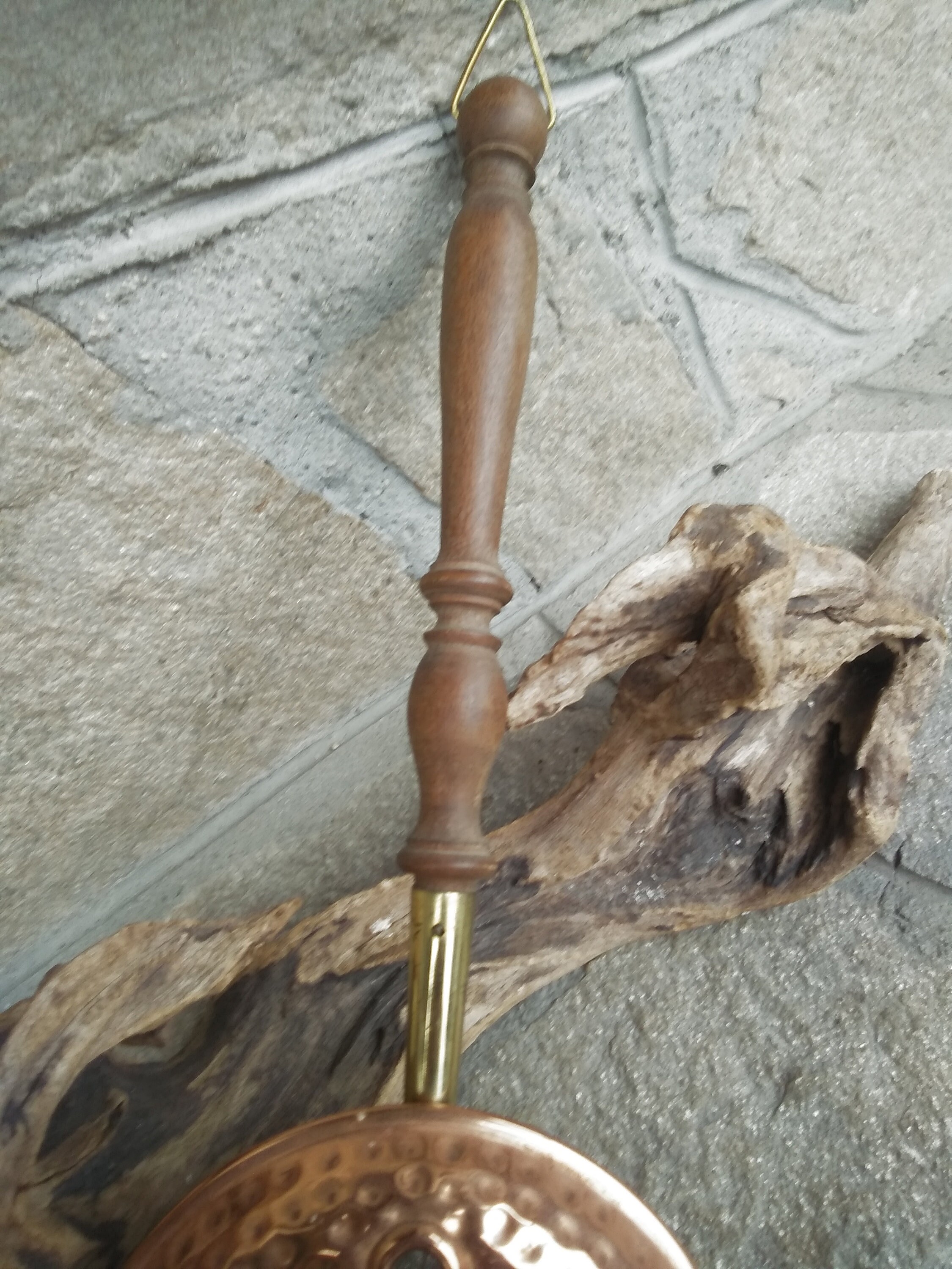 Vintage Made in France Barometer Old Bronze Frying Pan - Etsy