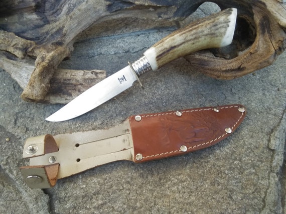 Hand Made Unique Knife an Old Knife With an Horn Handl | Etsy