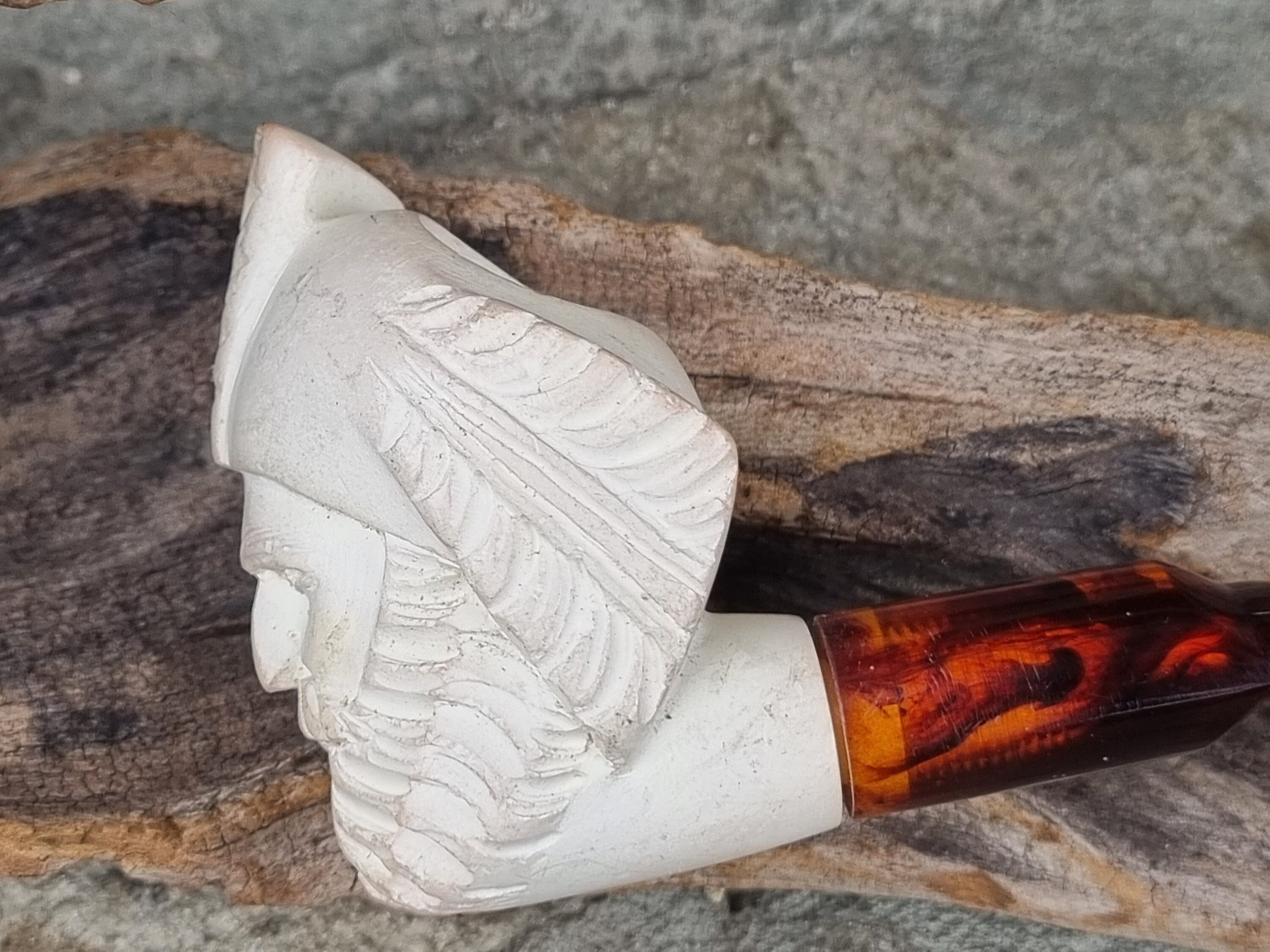 Unique Smoking Pipe Vintage Tobacco Pipe Made of Sea Foam | Etsy