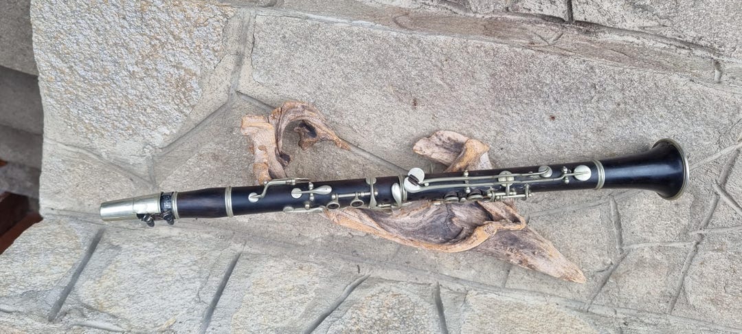 Vintage Musical Instrument Clarinet Old Musical Instrument Clarinet ...