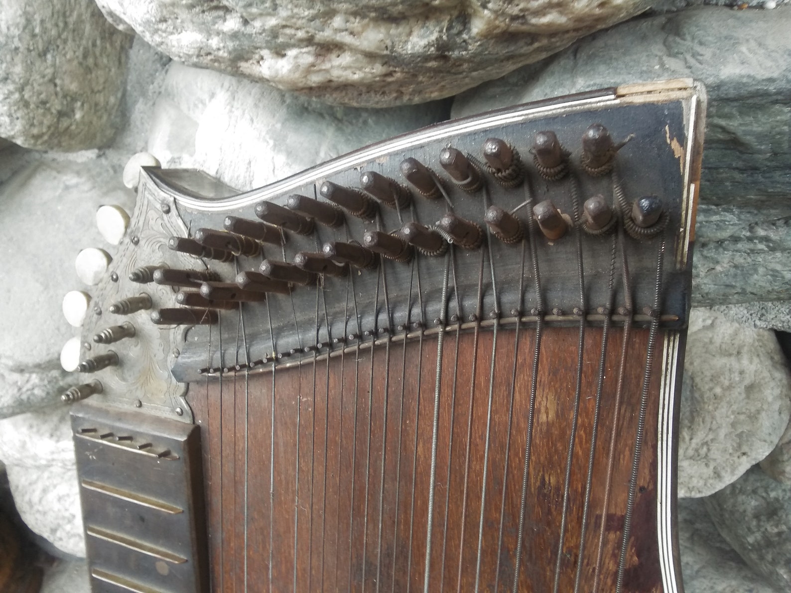 Old German String Instrument ZITHER Very old Guitar Made | Etsy