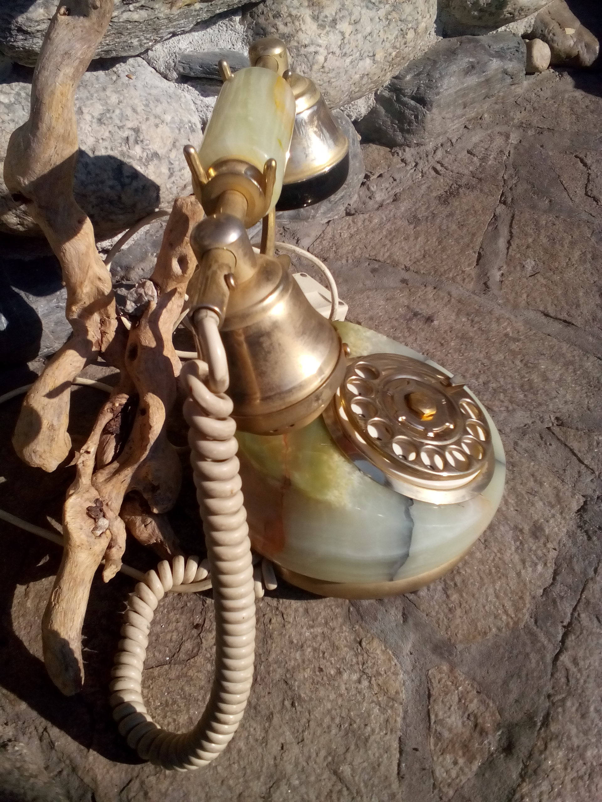 Stunning Art Deco Onyx Telephone Vintage Onyx Telephone | Etsy