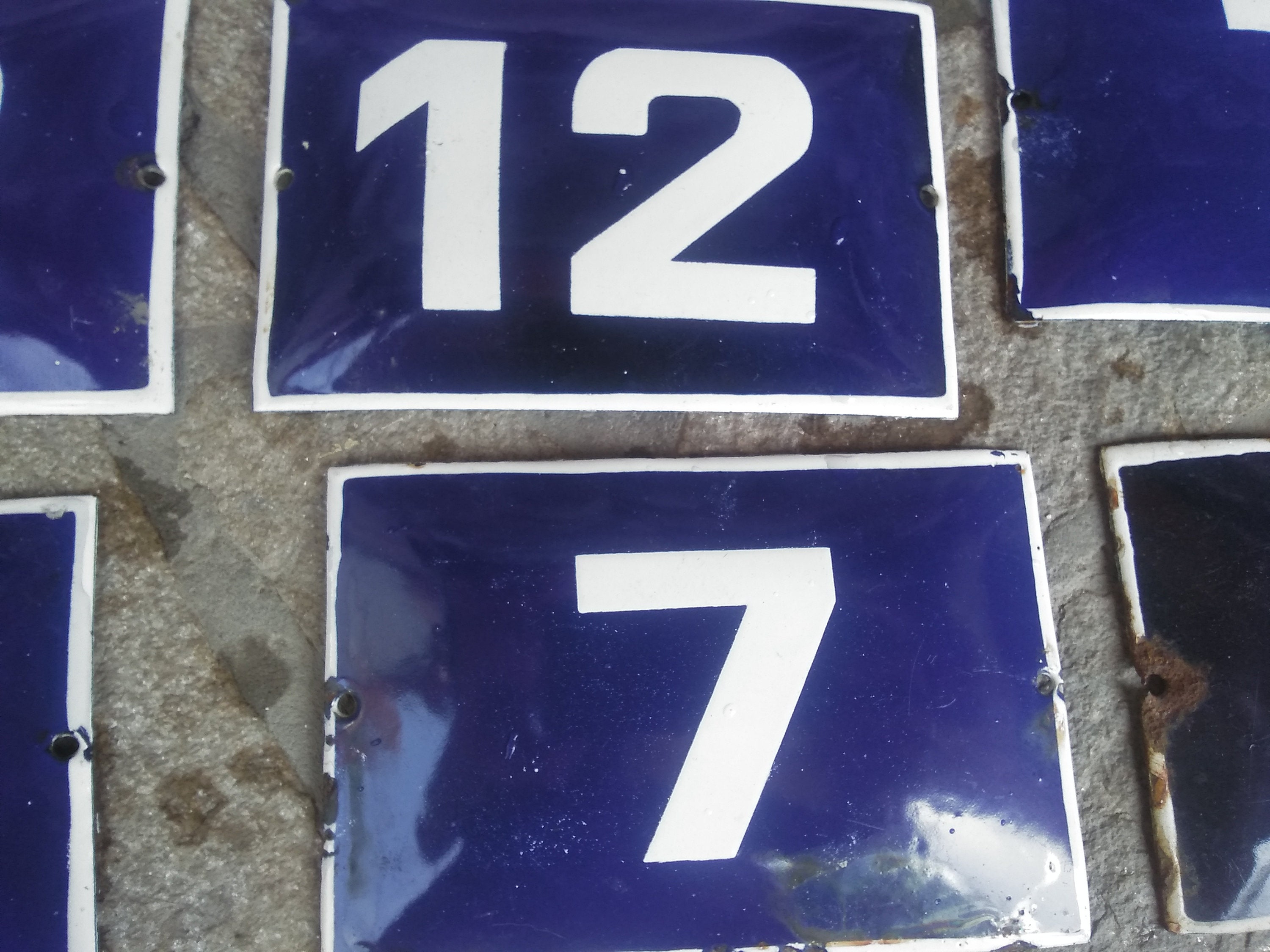 Address Numbers for House French House Numbers Door - Etsy