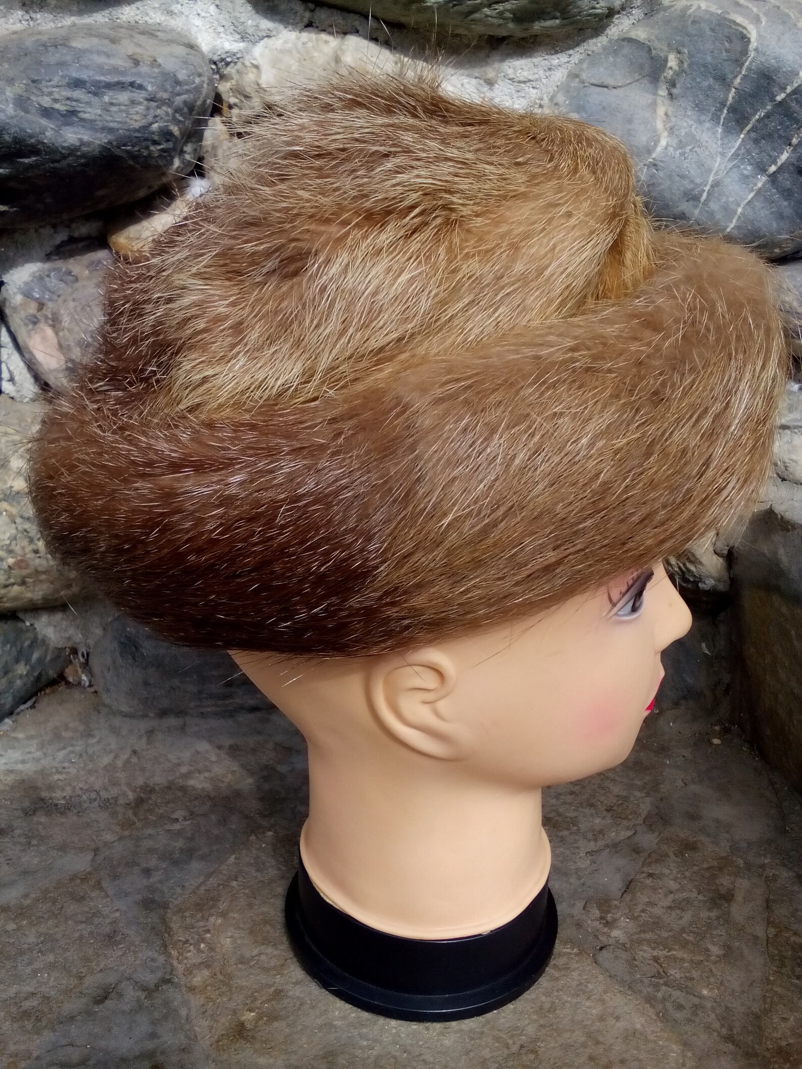 Lady's Hat From Natural Leather Russian Handmade Hat Hat - Etsy