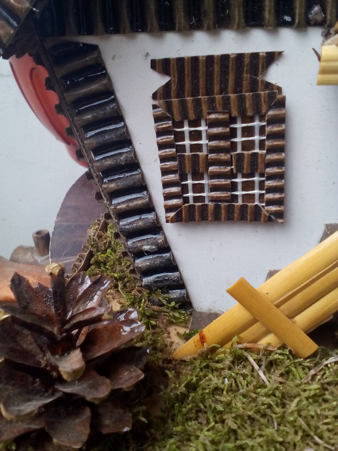 Model of a House Made Entirely of Natural Materials Handmade | Etsy