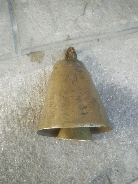 Antique Bronze Bell From The 19 th Century Vintage Bronze | Etsy