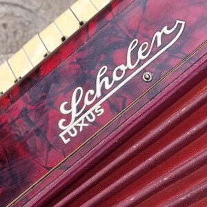 Rare Germany Accordion Fcholer Luxus - Vintage Accordion Made in ...