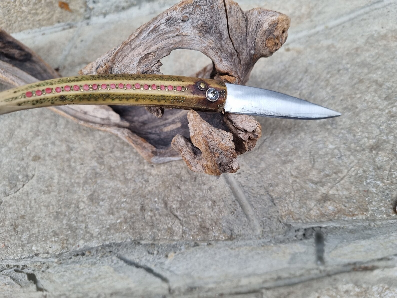 Hand Made Unique Knife Old Knife Bulgarian Knife Soya Made in Stainless ...