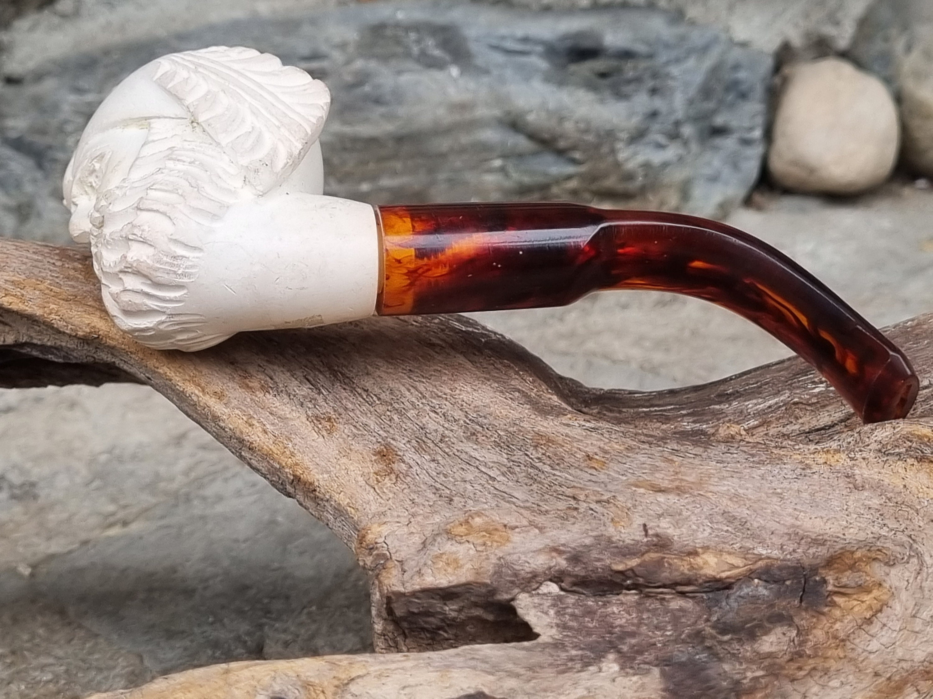 Unique Smoking Pipe Vintage Tobacco Pipe Made of Sea Foam | Etsy