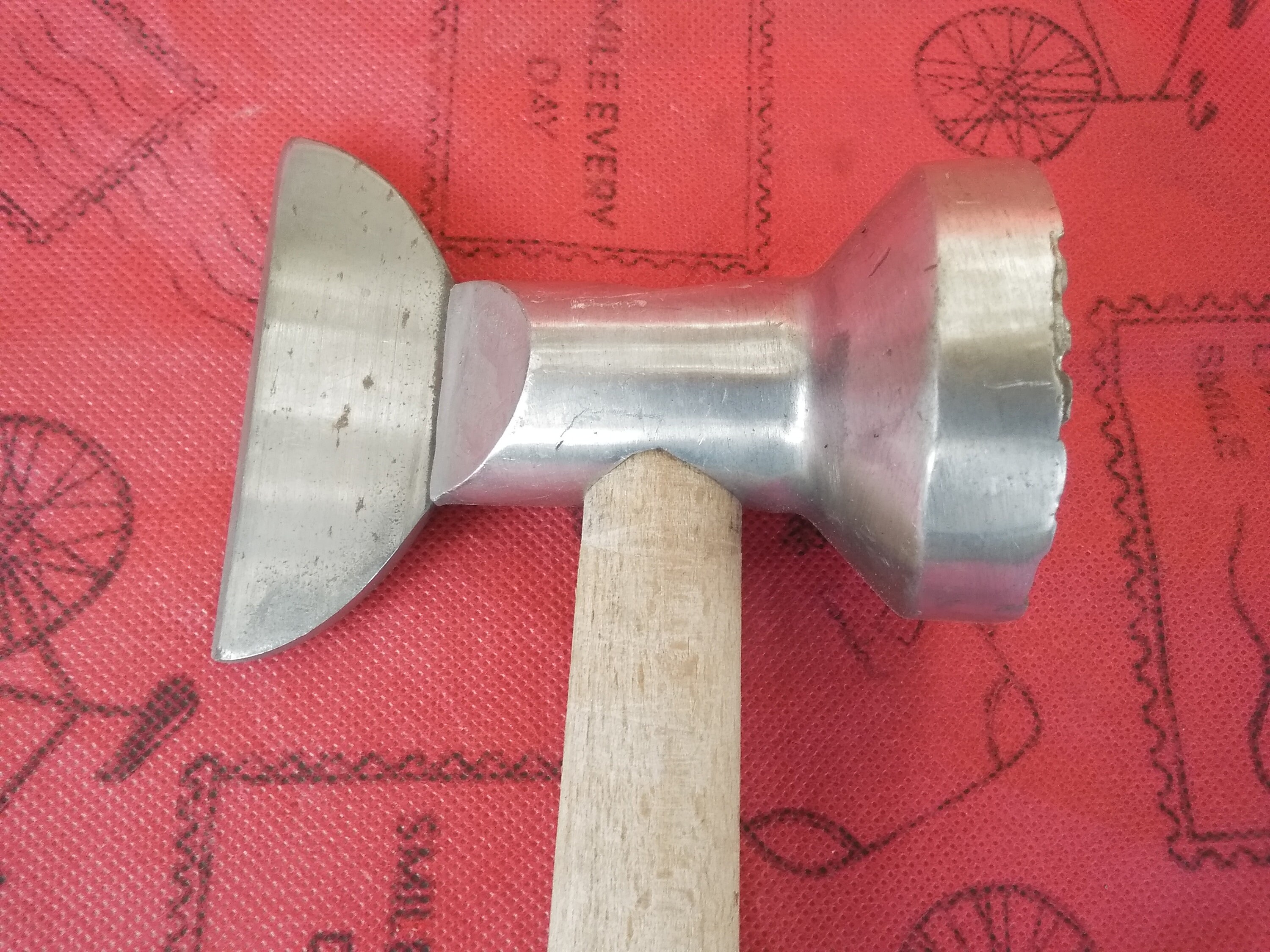 Vintage Мeat Ax and Aluminium Hammer / Old Meat Hammer and Ax - Etsy
