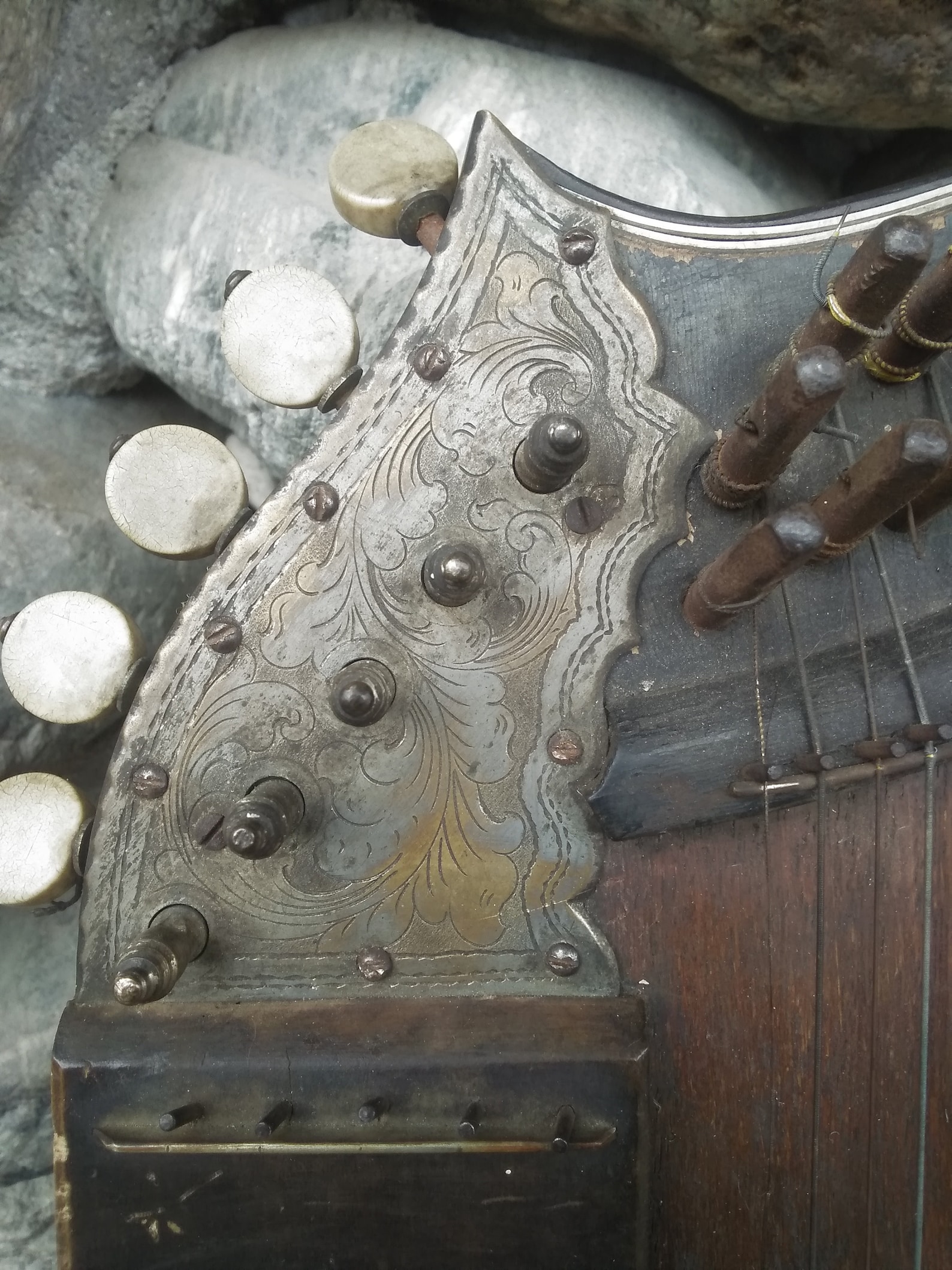 Old German String Instrument ZITHER Very old Guitar Made | Etsy