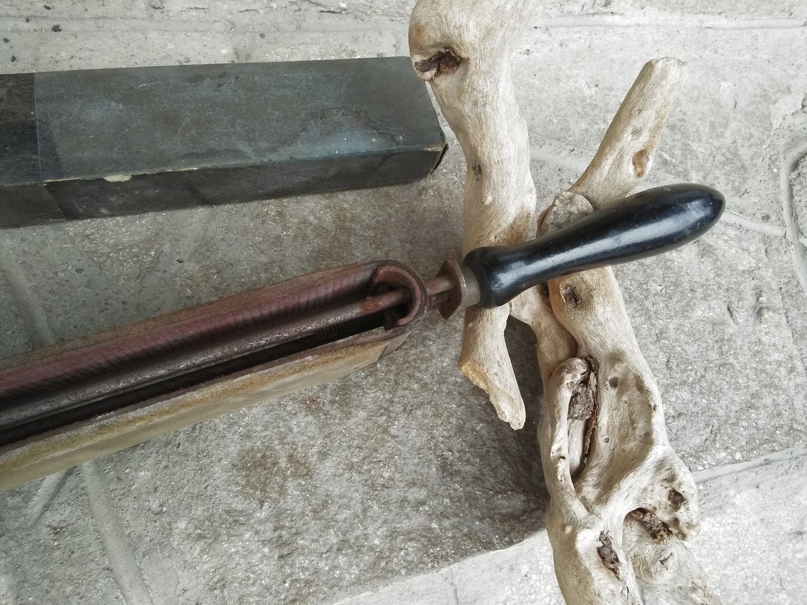 Old Leather Tool for Sharpening Razors Antique Hand Held - Etsy