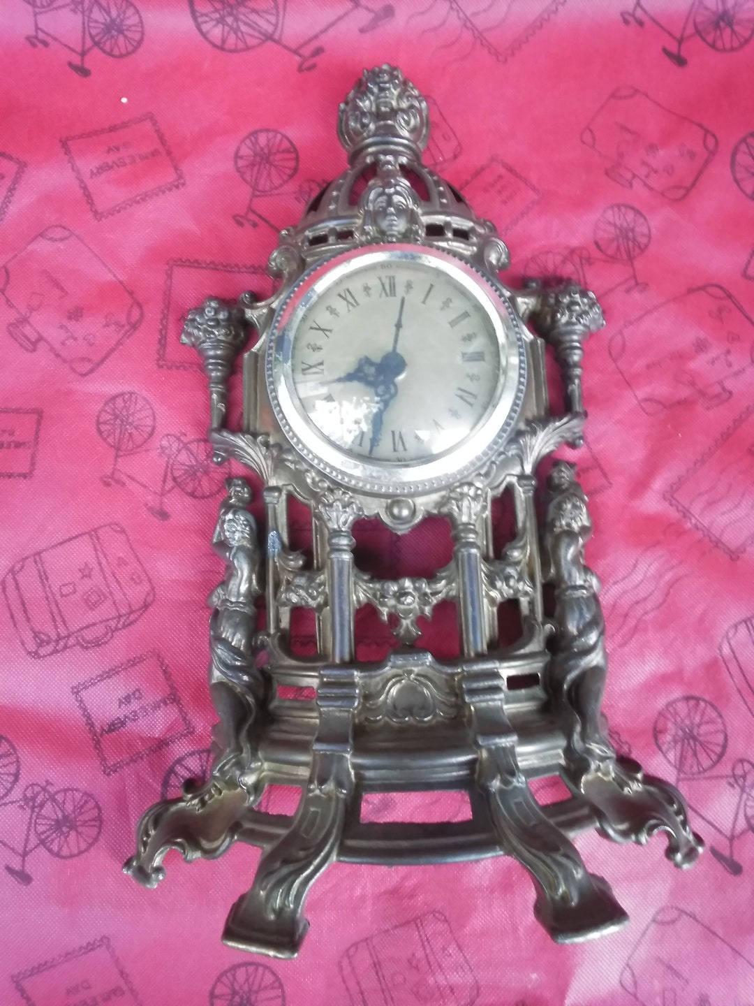 Antique Clock for Fireplace Old Clock for Fireplace Made in Swiss ...