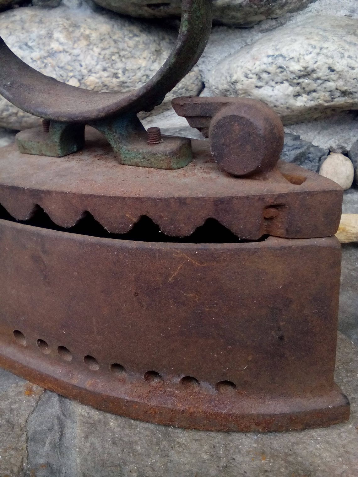 Very Old Iron Vintage Iron 1800's Very Rare Cast Iron | Etsy