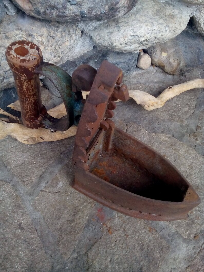 Very Old Iron Vintage Iron 1800's Very Rare Cast Iron - Etsy