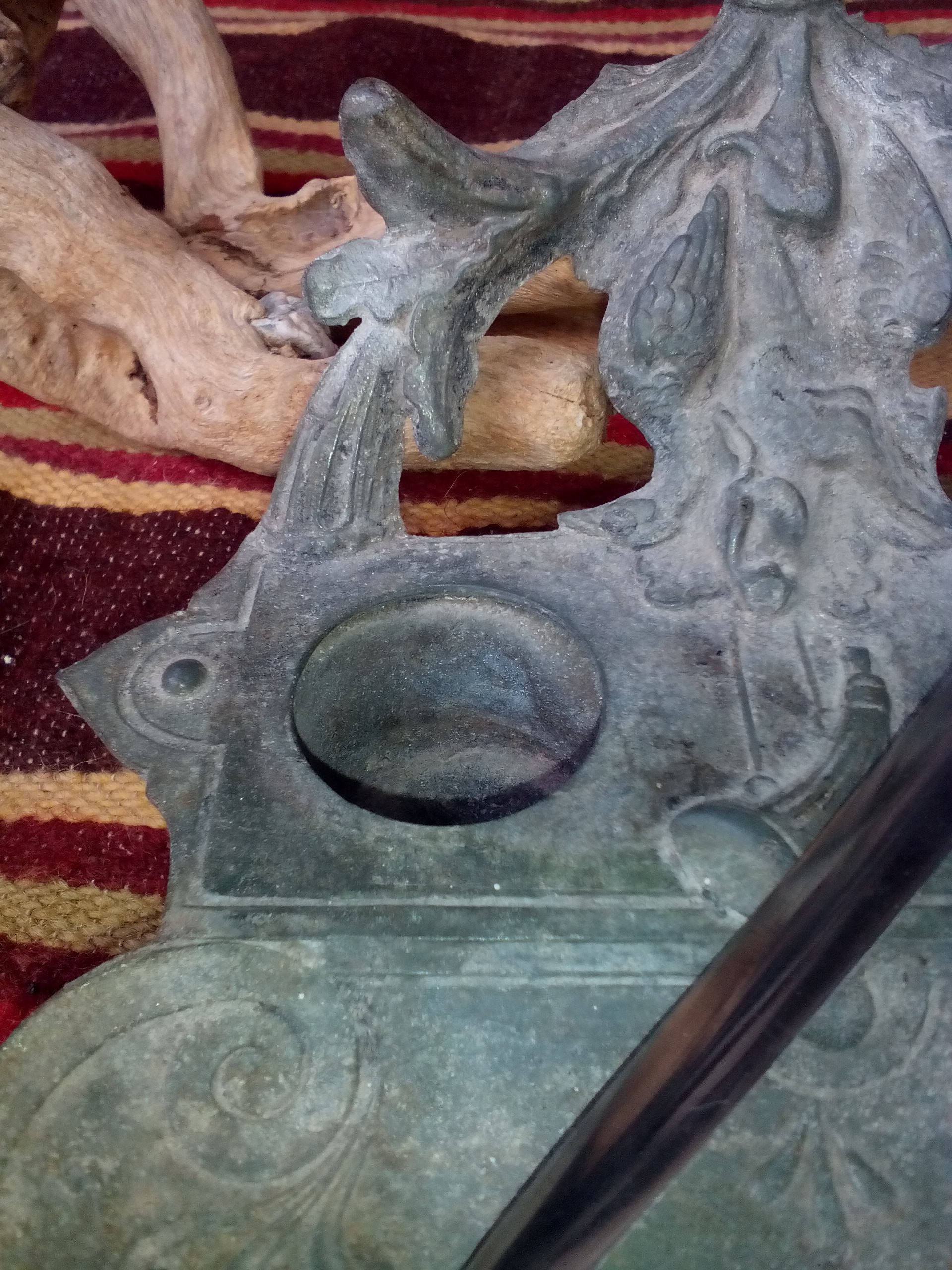 Metal Acient Ink Stand Vintage Ink Well Antique Ink Pot - Etsy