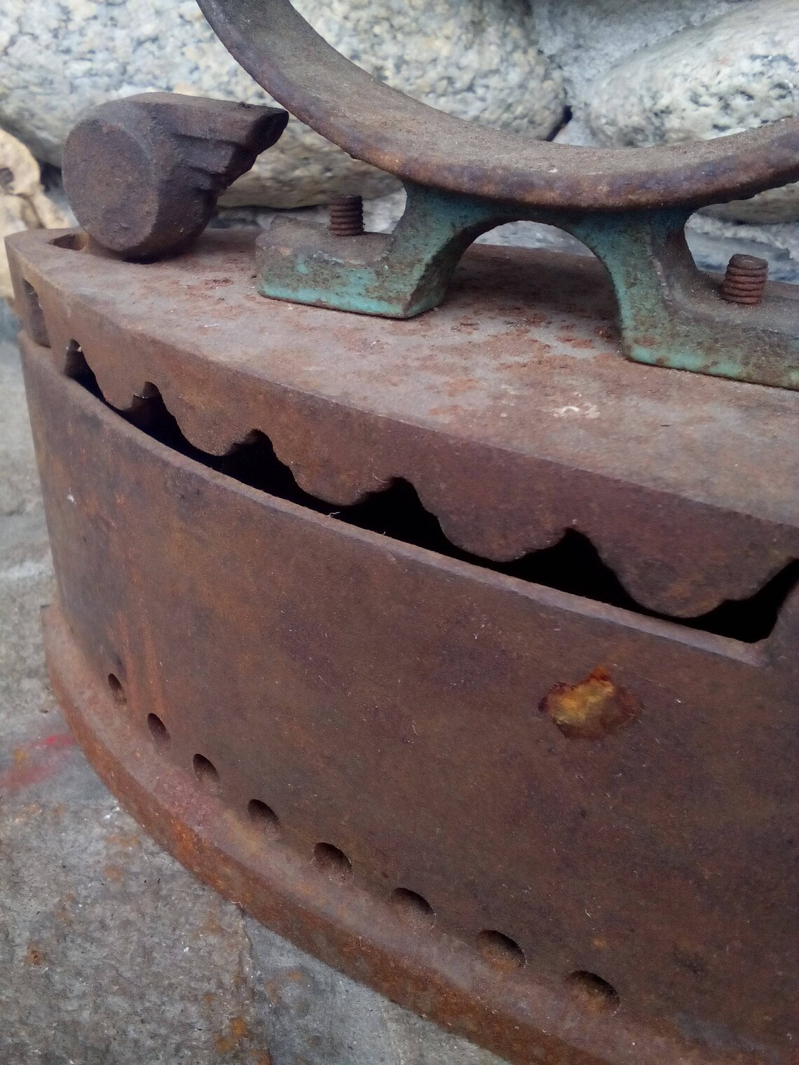 Very Old Iron Vintage Iron 1800's Very Rare Cast Iron | Etsy