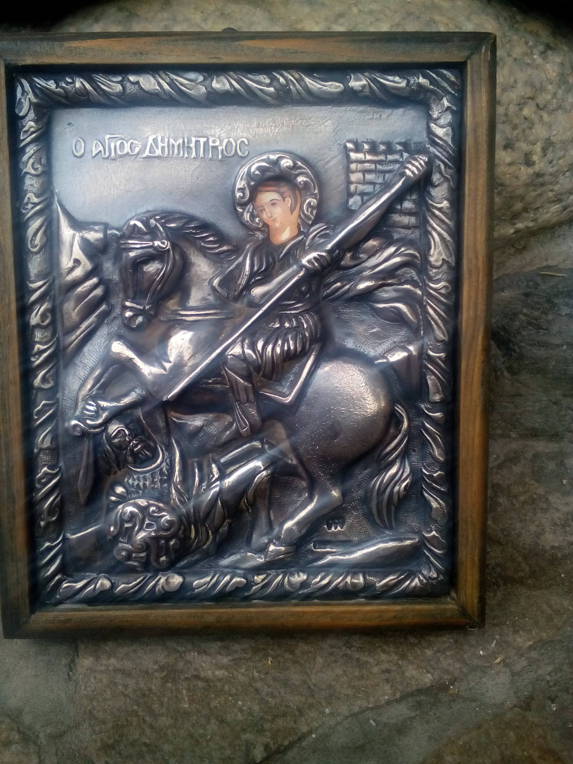 Silver Icon greek Orthodox Icon christian Religious Idea | Etsy