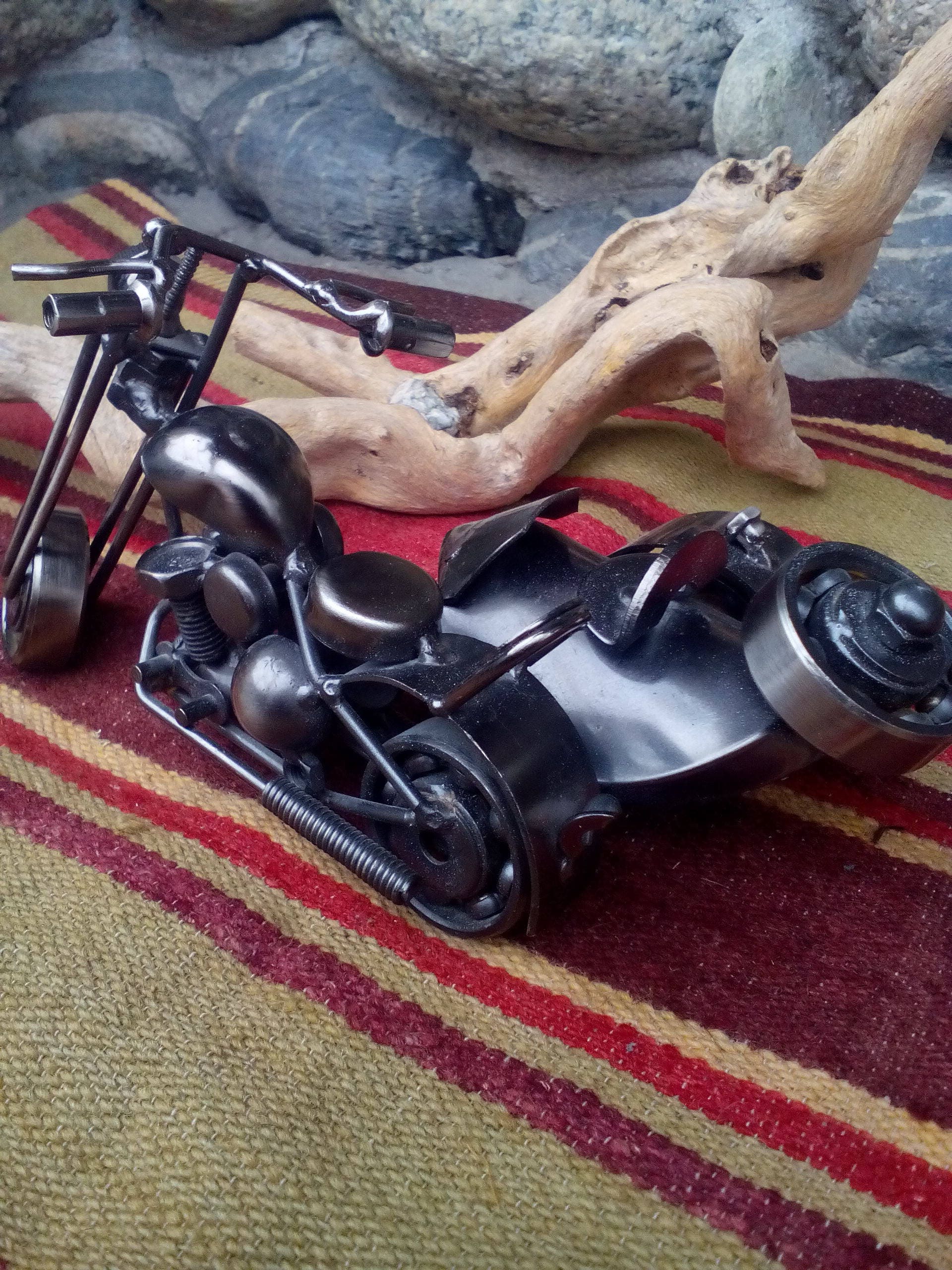 Metal Models Motorcycle Art Sculpture Motorcycle - Etsy