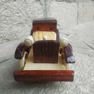 Hand Made Model Old Car - Wooden Model Retro Car - Wooden Toys - Wooden ...